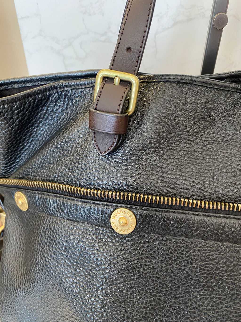 Pre Loved Mulberry Mitzy Hobo in Black Leather **reserved L** – Twice ...